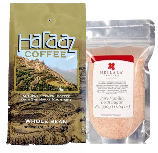 Bitter Sweet, Haraaz Coffee and Heilala Vanilla Sugar - The Kiwi Importer