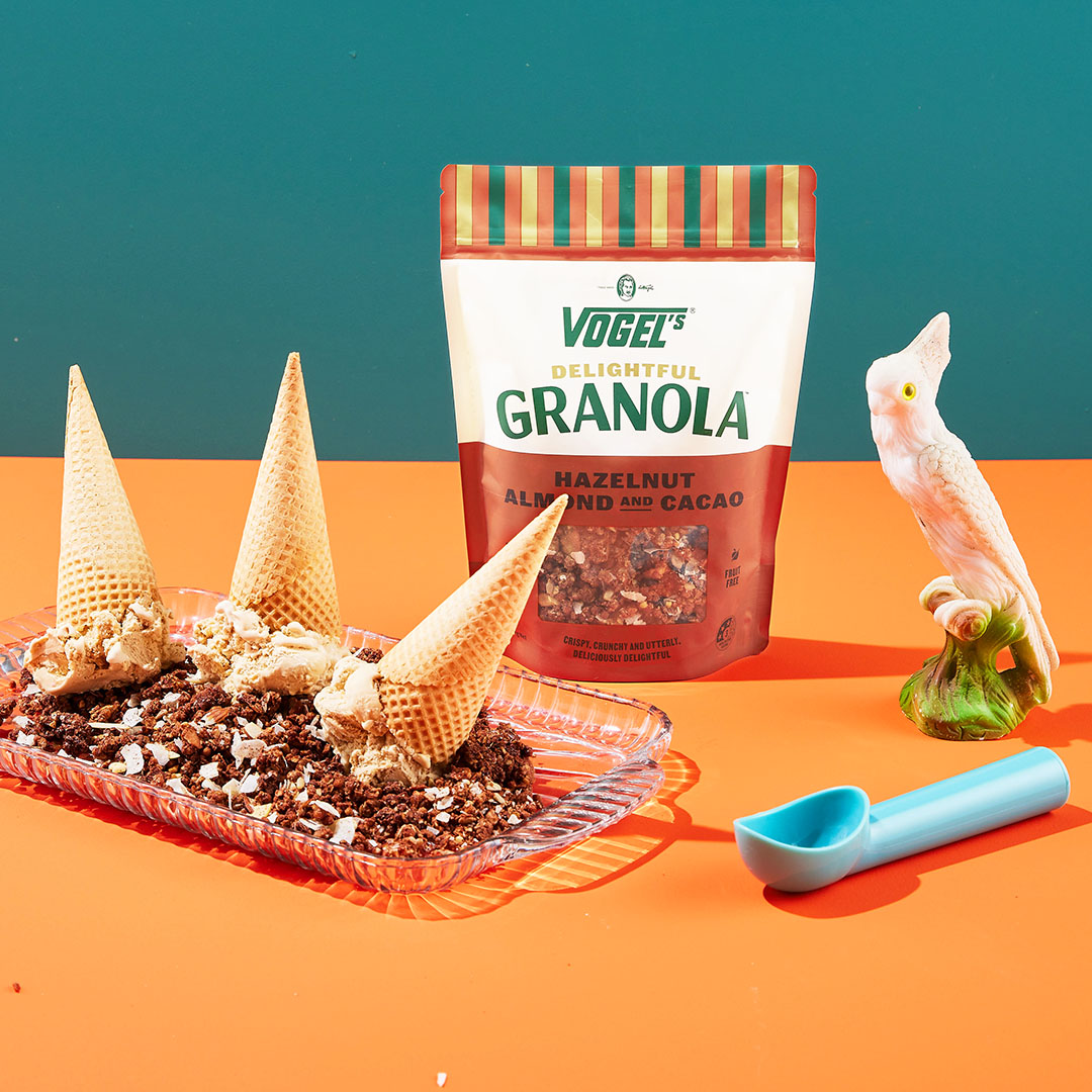 Hazelnut Almond and Cacao Delightful Granola | Vogel's - The Kiwi Importer